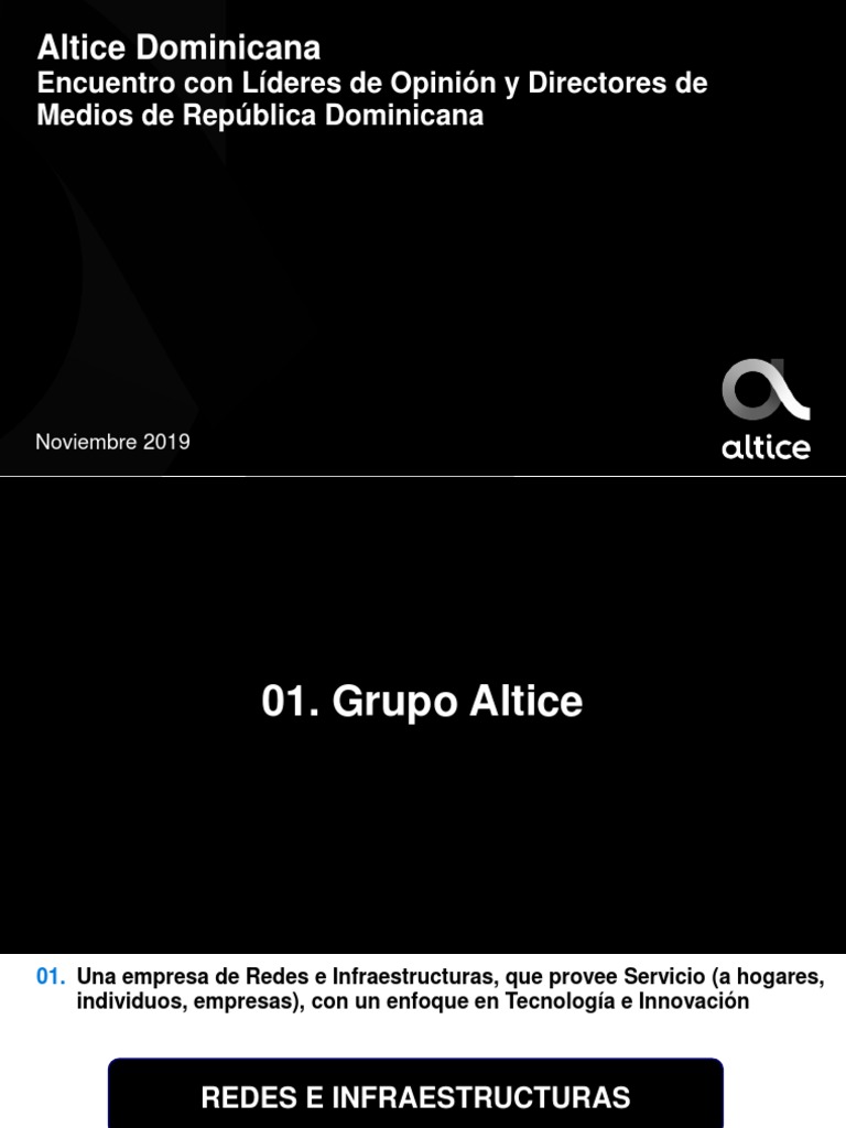 Altice Dominicana | PDF | República Dominicana | Iniciativa empresarial