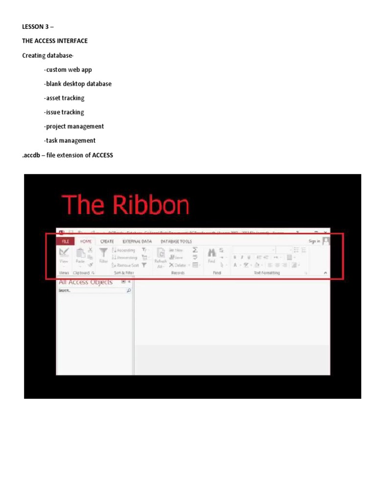 Creating Database - Custom Web App - Blank Desktop Database - Asset ...