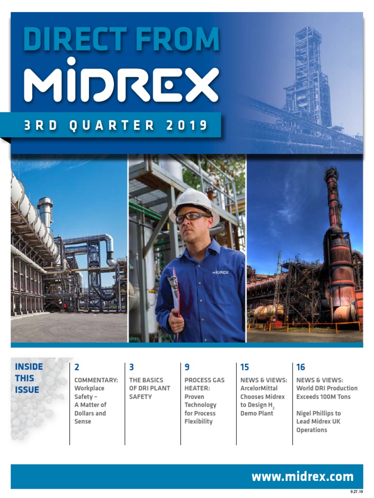 Midrex 2019 DFM3QTR Final | PDF | Natural Gas | Combustion
