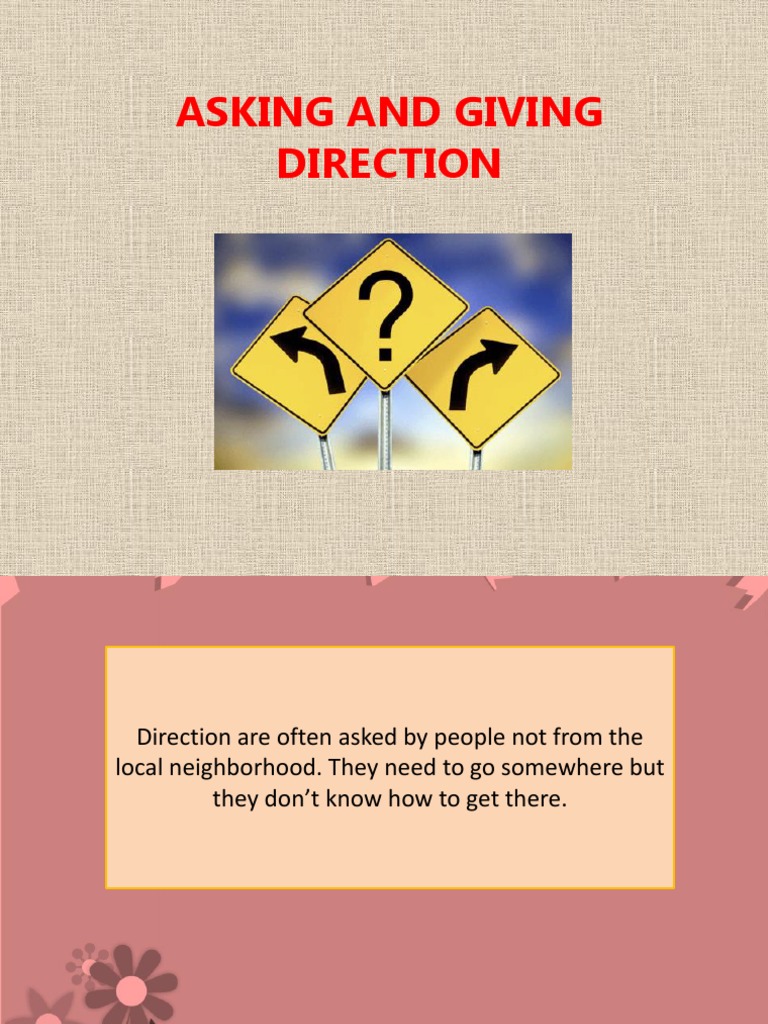 Asking & Giving Direction | PDF | Business