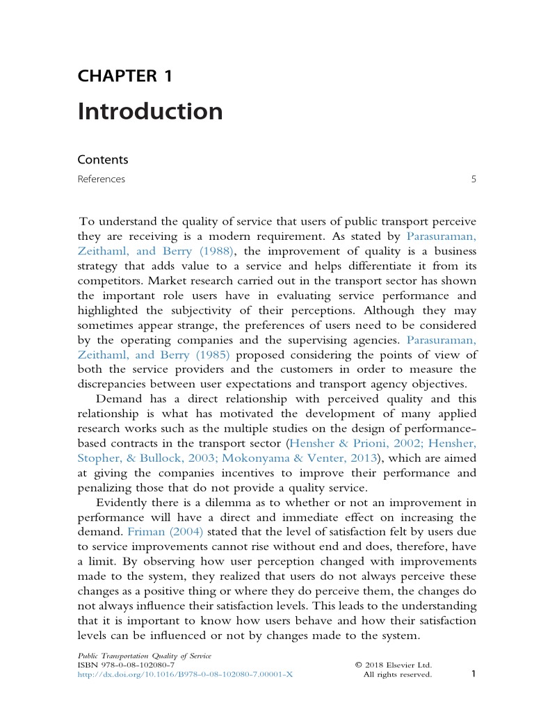 Parasuraman, Zeithaml, and Berry (1988) : References 5 | PDF | Customer ...