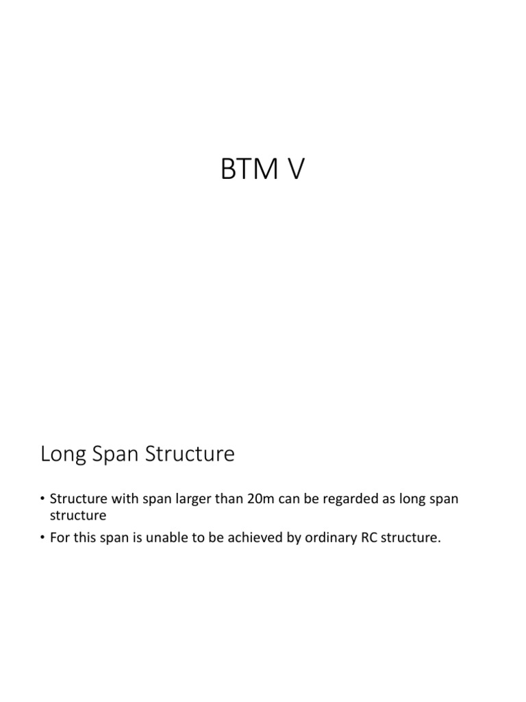 Long Span Structure Types and Materials | PDF | Truss | Framing ...