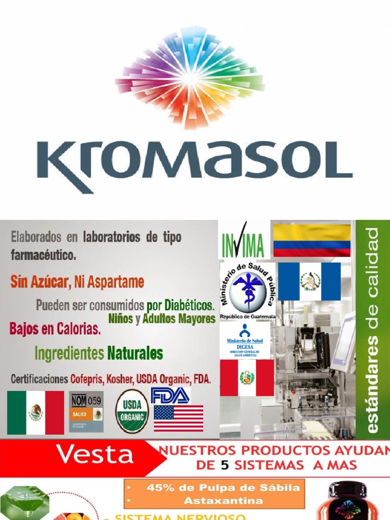 Beneficios de Productos Kromasol para la Salud | PDF