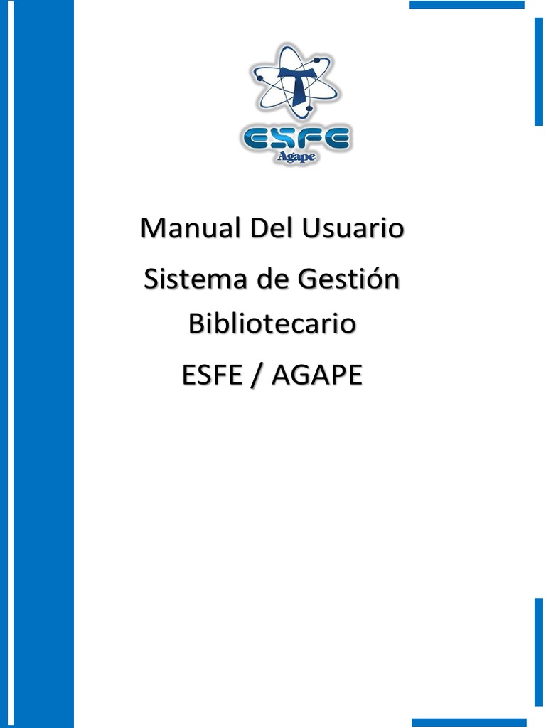 Manual de Usuario Esfe - Agape PDF | PDF | Informática | Software