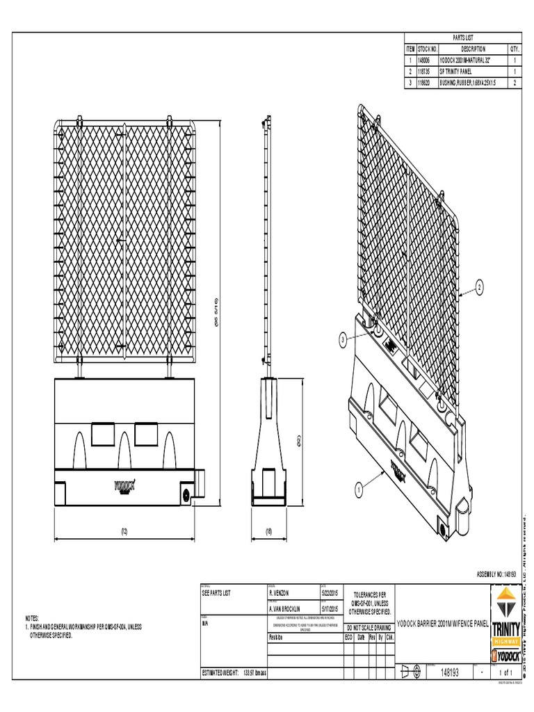 Yodock 2001m Dimensions PDF | PDF