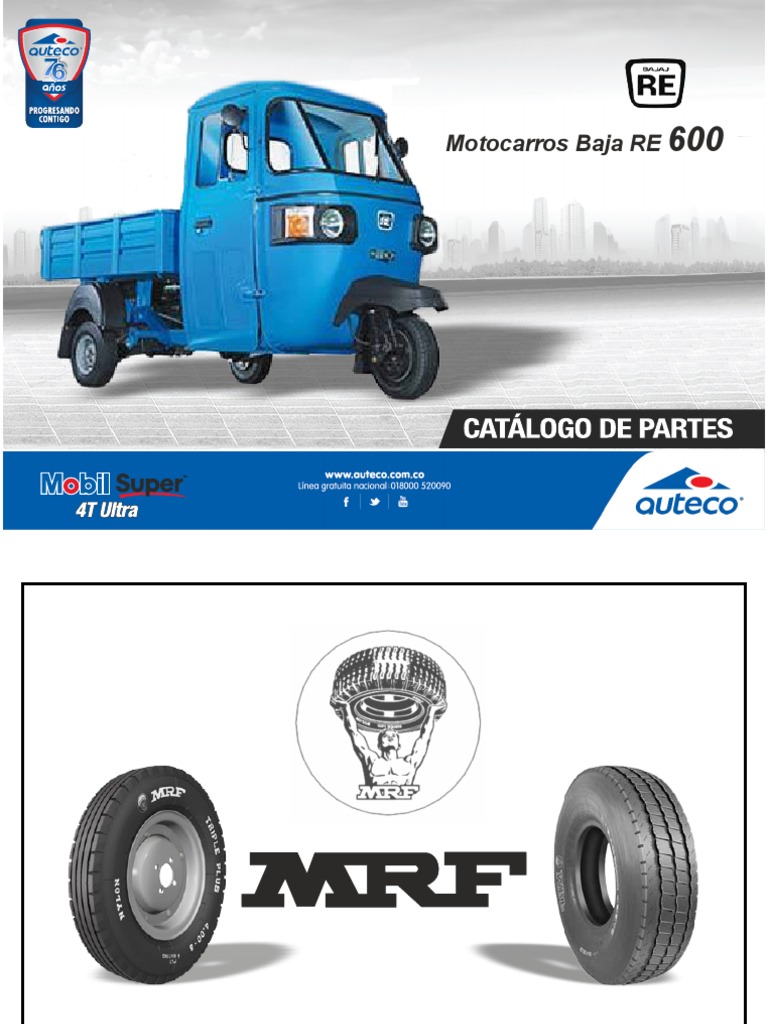 Moto Carro Torito 600 | PDF | Eje | Tecnología de vehículos