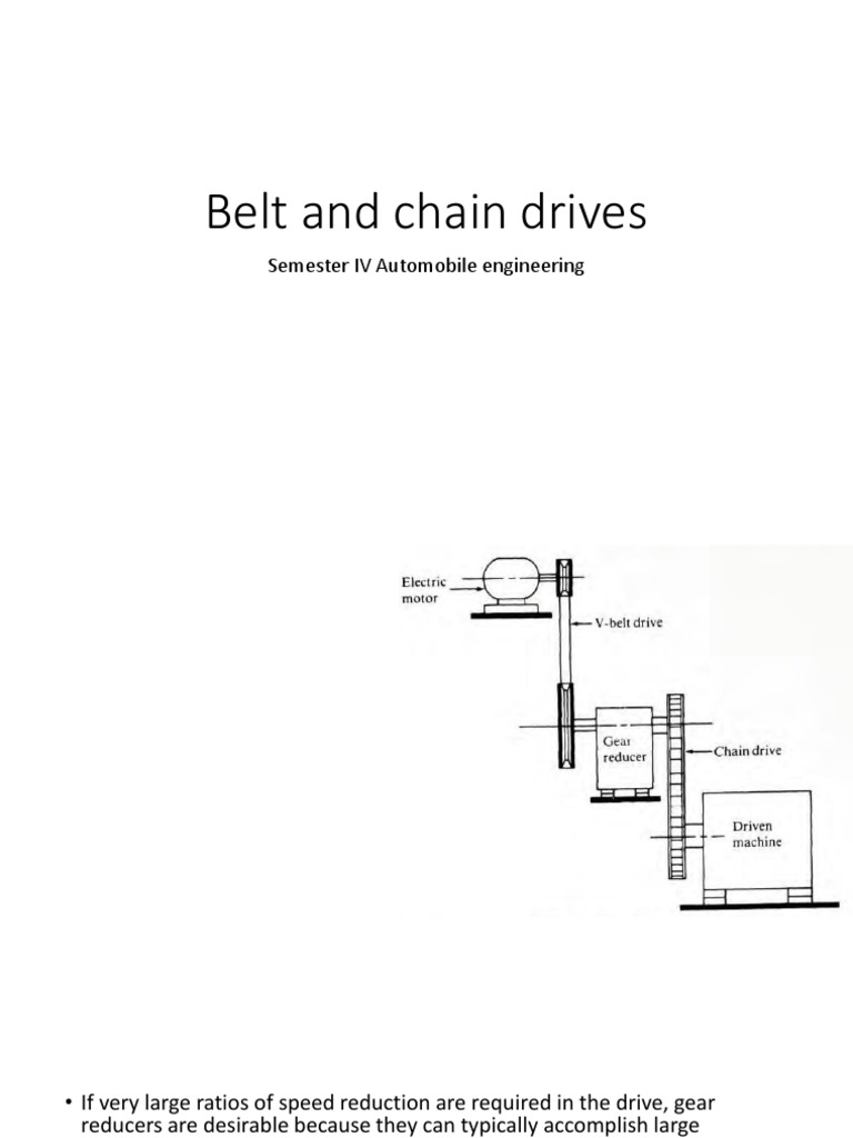 MIT Belt and Chain Drives | PDF | Belt (Mechanical) | Transmission ...
