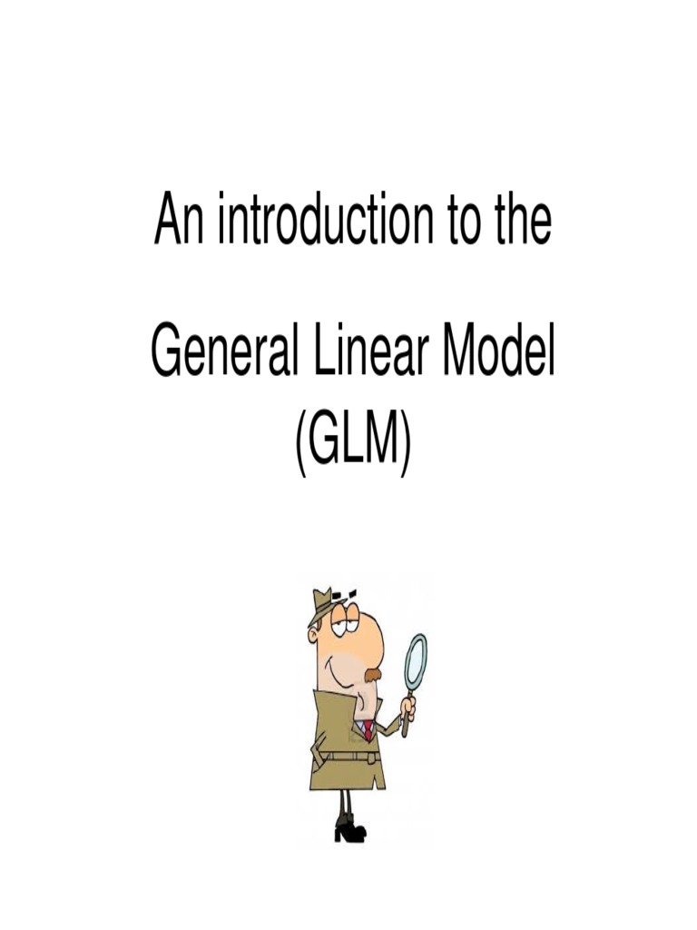 An Introduction To The General Linear Model (GLM) | PDF | Coefficient ...