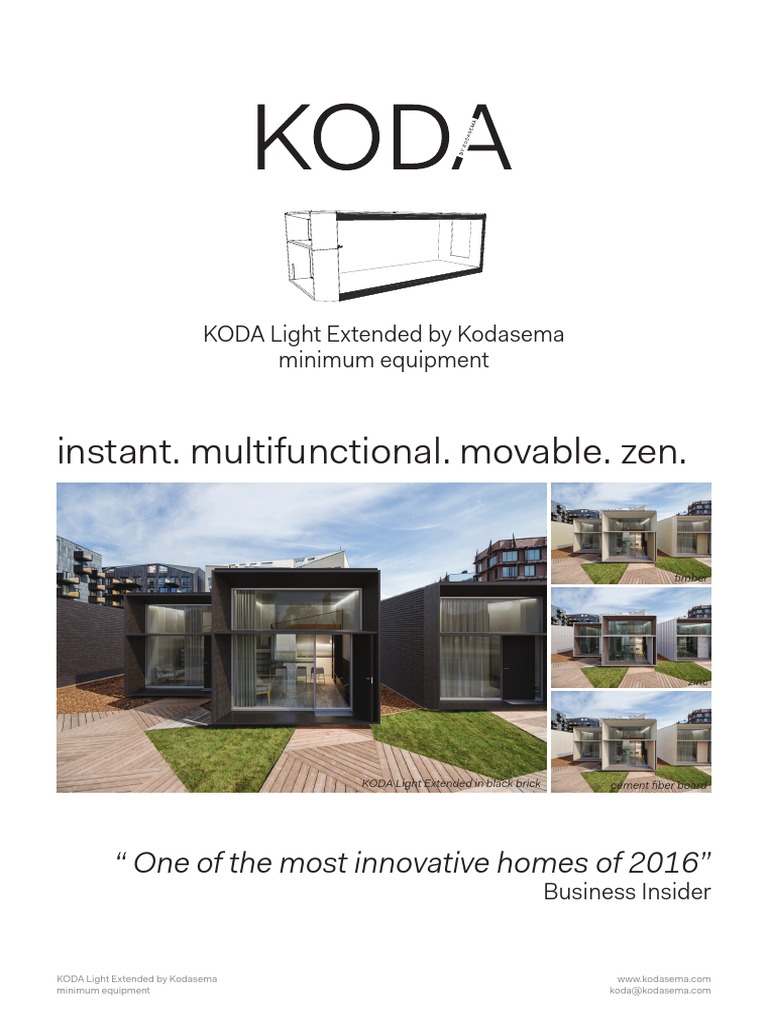 An Overview and Specifications for the KODA Light Extended ...