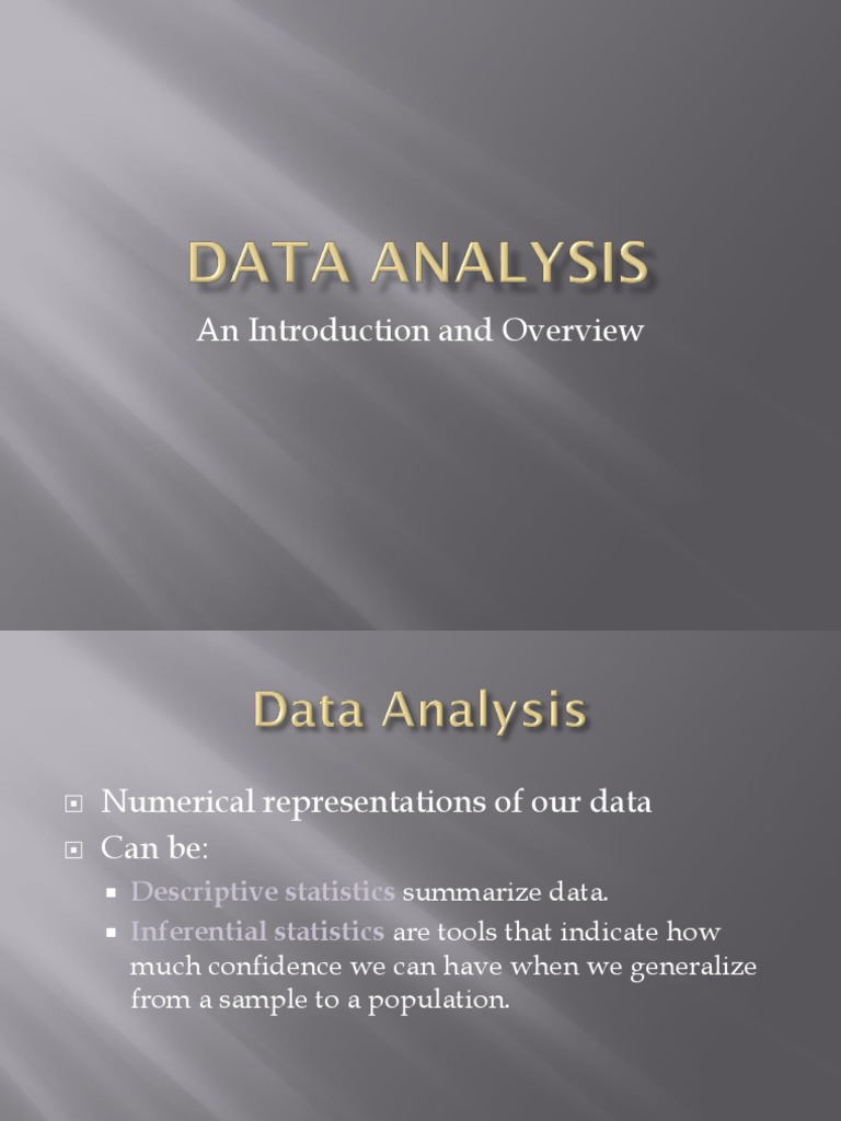 Data Analysis | PDF | Statistical Hypothesis Testing | Statistics