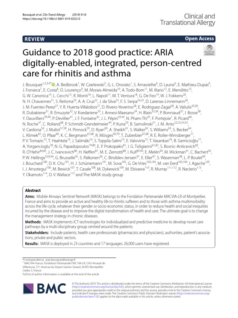 Guidance To 2018 Good Practice: ARIA Digitally-Enabled, Integrated ...