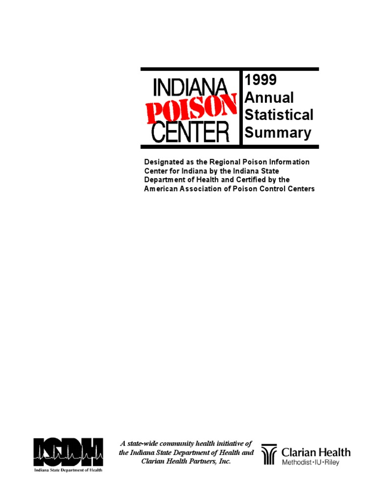 Ann Rep 1999 | PDF | Toxicology | Health Care