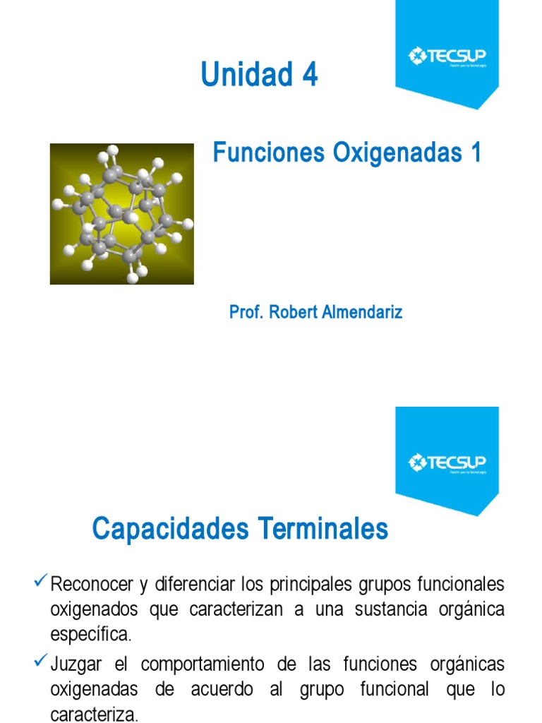 Unidad 4. Compuestos Oxigenados 1 | PDF | Cetona | Alcohol