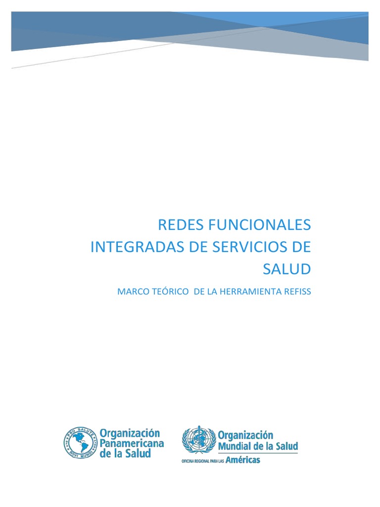 Marco Teorico REFISS | PDF | Sistema de salud | Organización ...