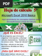 Guía 1 Excel Básico | PDF | Hoja de cálculo | Microsoft Excel