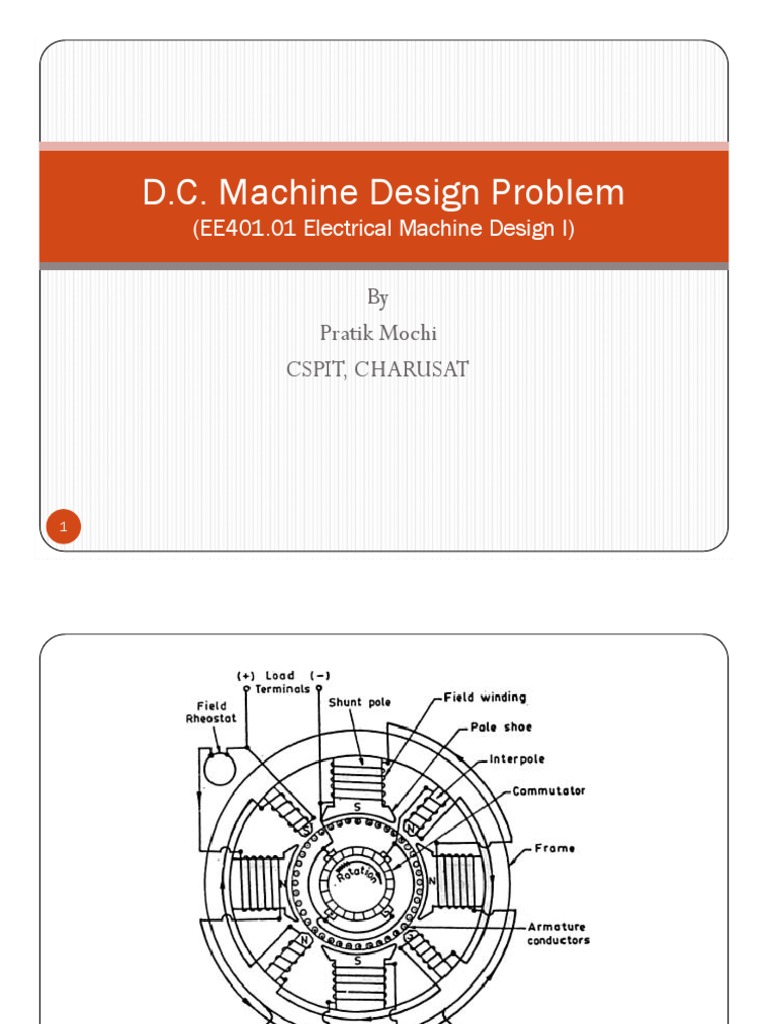 DC Machine Design Problem With Solution | PDF | Inductor | Alternating ...