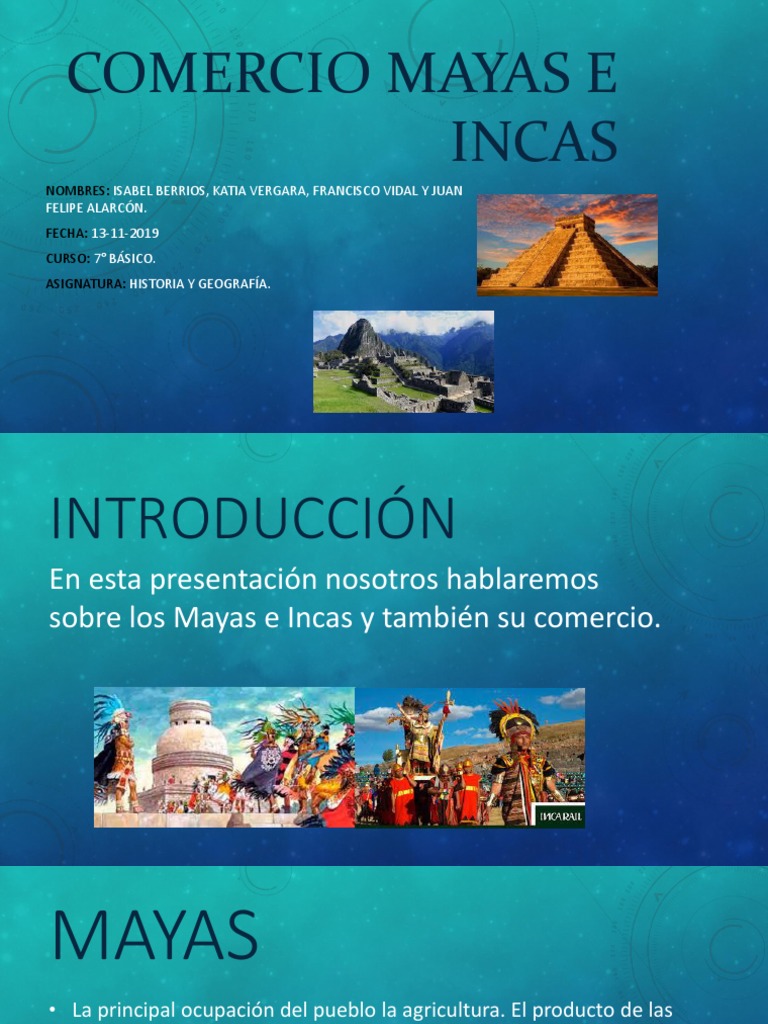 Comercio Mayas e Incas | PDF | Imperio Inca | Civilización maya