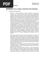 Bamboo Construction & Techniques | PDF | Bamboo | Wood