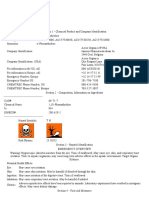 Material Safety Data Sheet Caffeine | PDF | Dangerous Goods | Personal ...