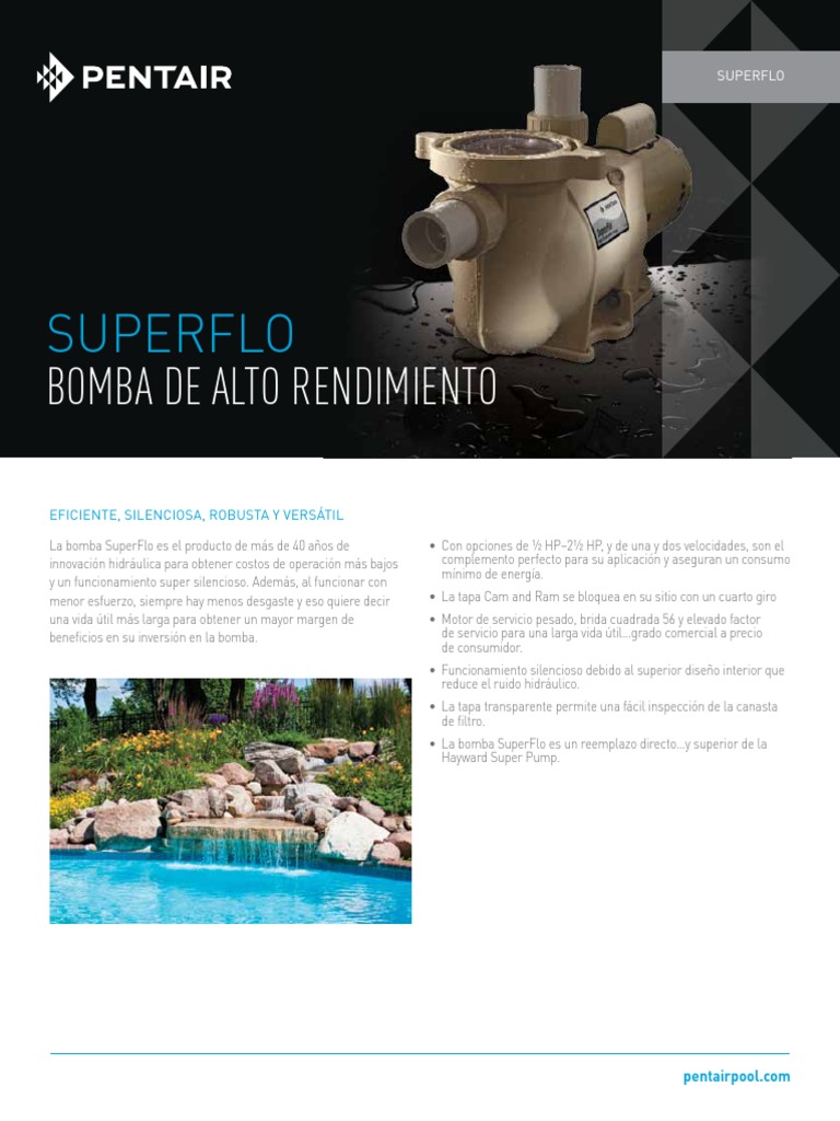 SuperFlo High Performance Pump Spanish Brochure PDF | PDF | Marca ...