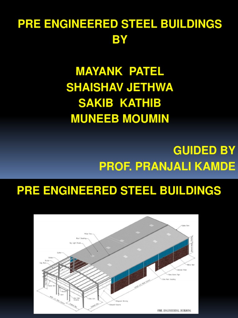 PEB Structures | PDF | Framing (Construction) | Structural Steel