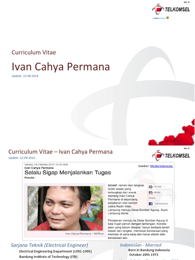 CV Ivan C Permana 12-09-2014 PDF | PDF | Multiprotocol Label Switching ...