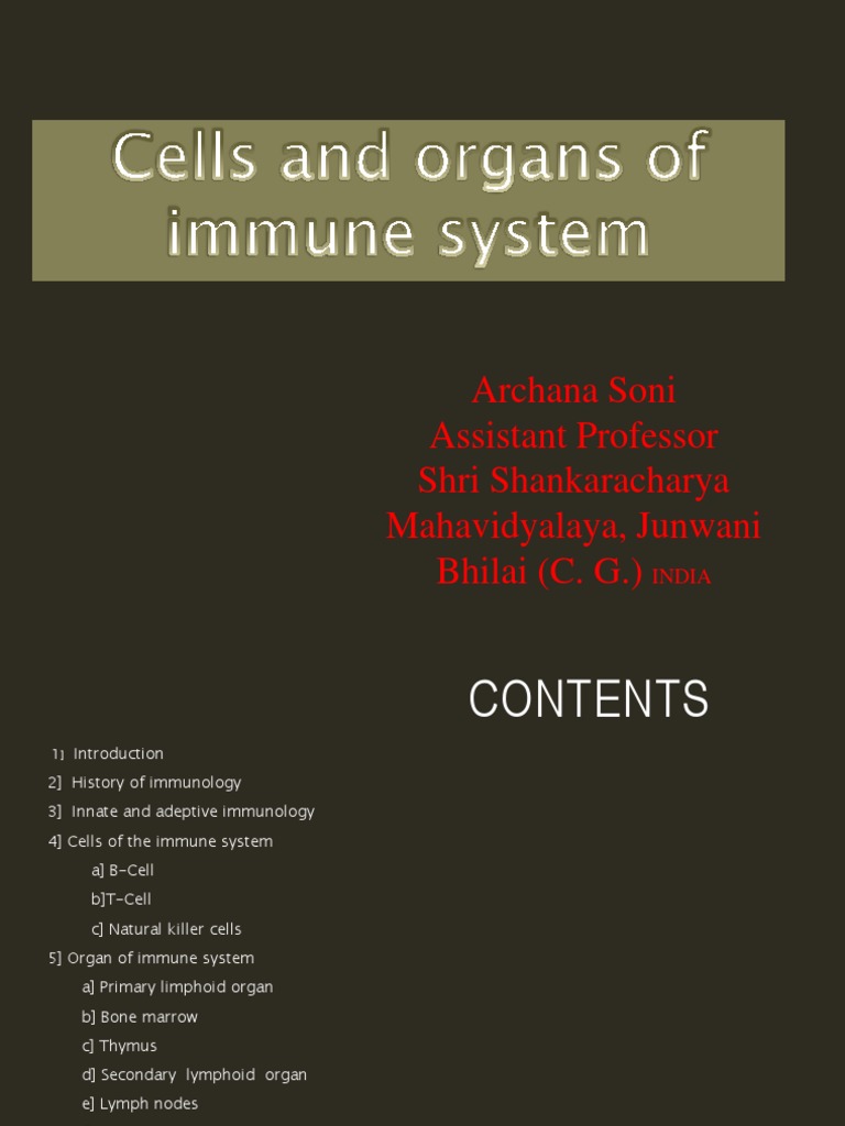Overview of Immunology and Its Components | PDF | Lymphatic System ...