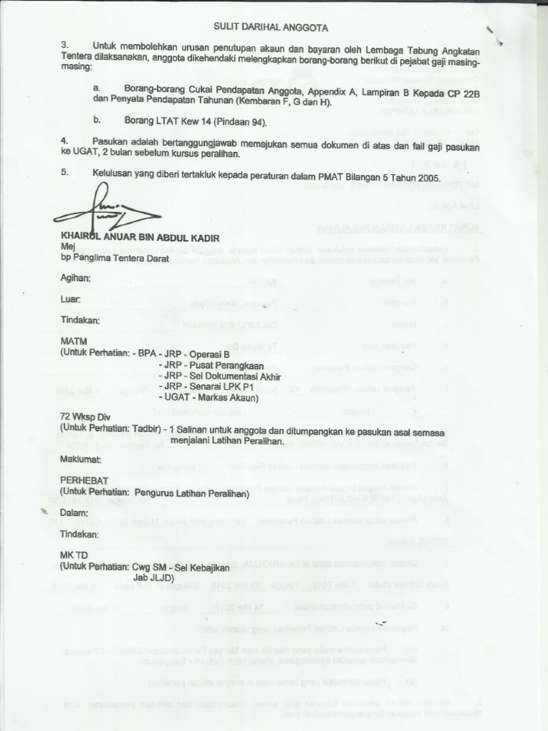 Surat Kuasa Latihan Peralihan 2 DRP 2 PDF | PDF