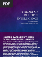 The 9 Intelligences of MI Theory | PDF | Intelligence | Theory