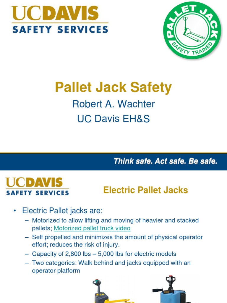 Pallet Jack Safety Training | PDF | Pallet | Consumer Goods
