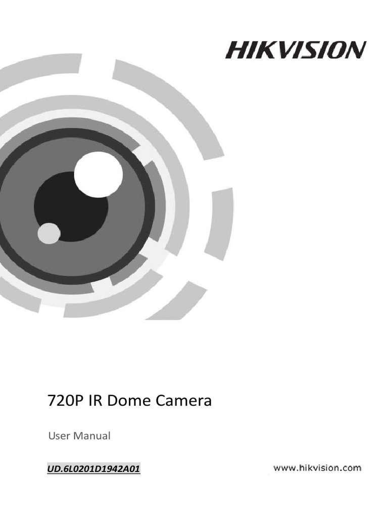 720P IR Dome Camera User Manual | PDF | Camera | Color Balance
