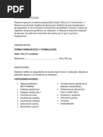 Flevomax 500mg Prospecto | PDF | Amamantamiento | El embarazo