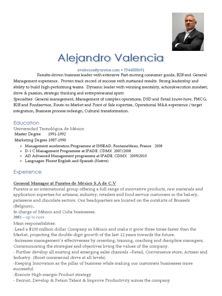 Valencia Alejandro Completo Updated | PDF | Strategic Management | Retail