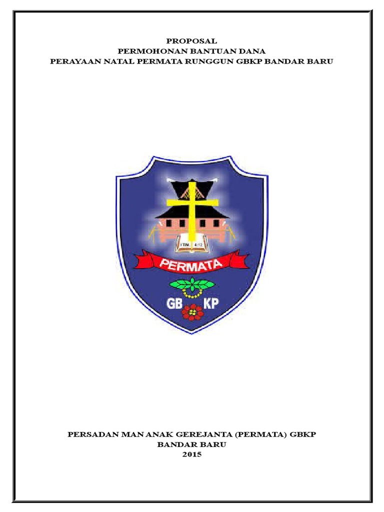 Cover Panitia Natal Permata | PDF