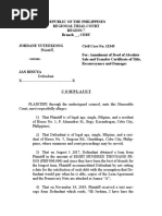 Sample Reply To Answer With Counterclaims | PDF | Lawsuit | Government