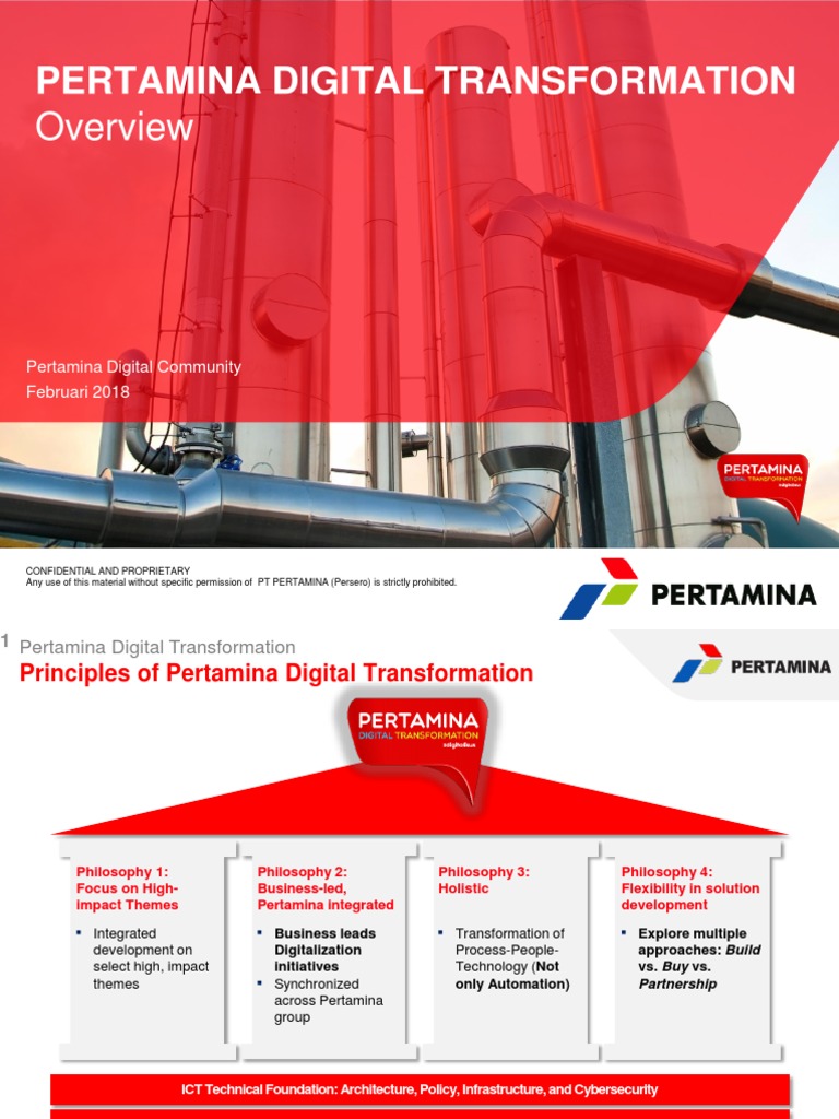 Pertamina Digital Transformation Strategy 2023-2024 | PDF | Internet Of ...