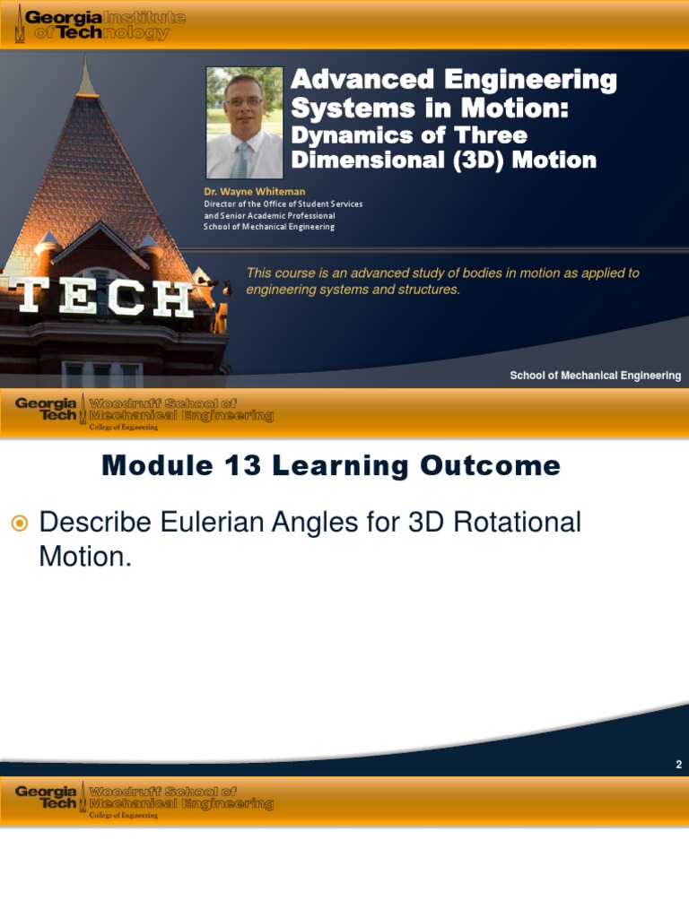 Eulerian Angles PDF | PDF | Rotation | Physical Phenomena