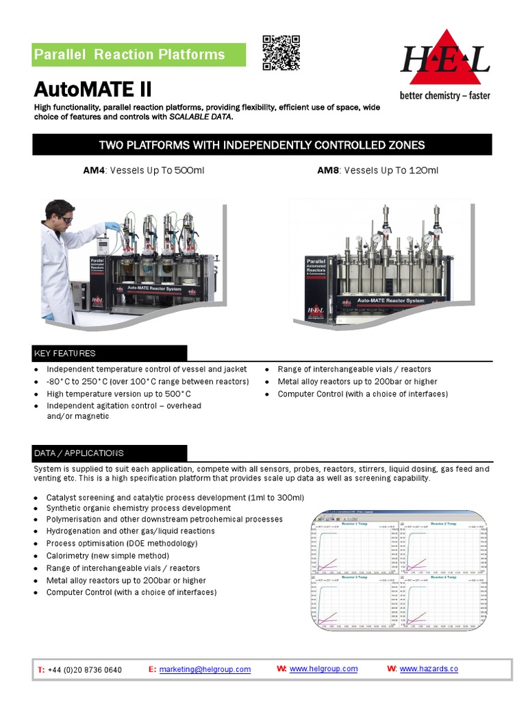 HEL ParallelReactorPlatforms PDF | PDF | Chemical Reactor | Liquids