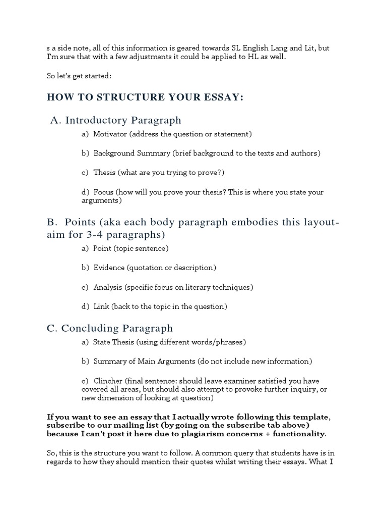 A. Introductory Paragraph: How To Structure Your Essay | PDF | Essays | Paragraph