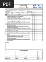 Sprinkler System Testing Checklist | PDF | Fire Sprinkler System | Valve