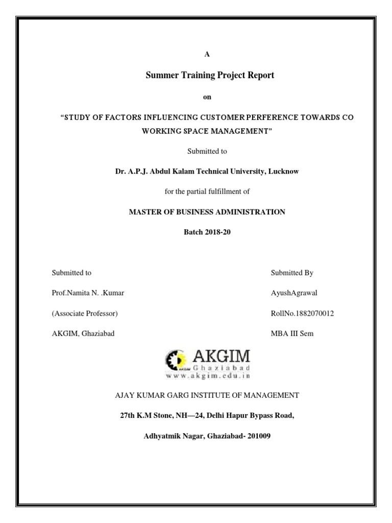 Ayush STPR Report Complete 1 | PDF | Target Audience | Research Design