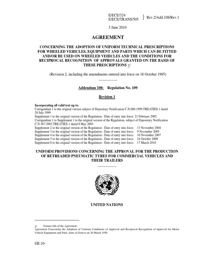 Agreement: E/ECE/324 E/ECE/TRANS/505 Rev.2/Add.108/Rev.1 3 June 2010 ...