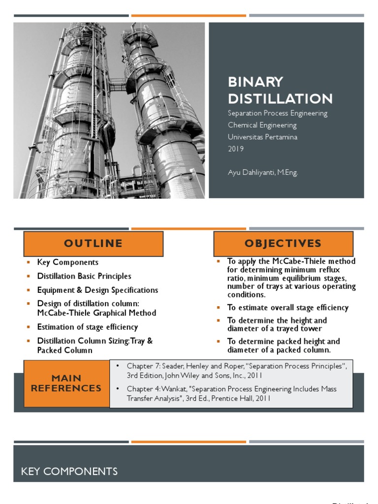3-Binary Distillation COMPLETE | Download Free PDF | Distillation | Physical Chemistry