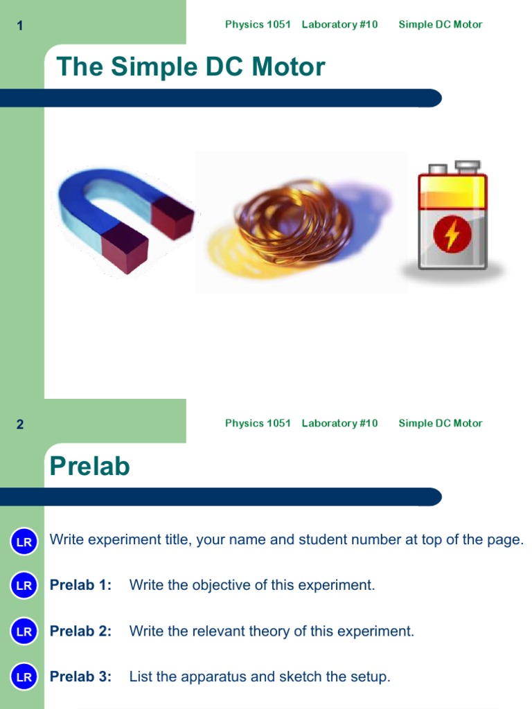 DC Motor Project | PDF | Electric Motor | Magnetic Field
