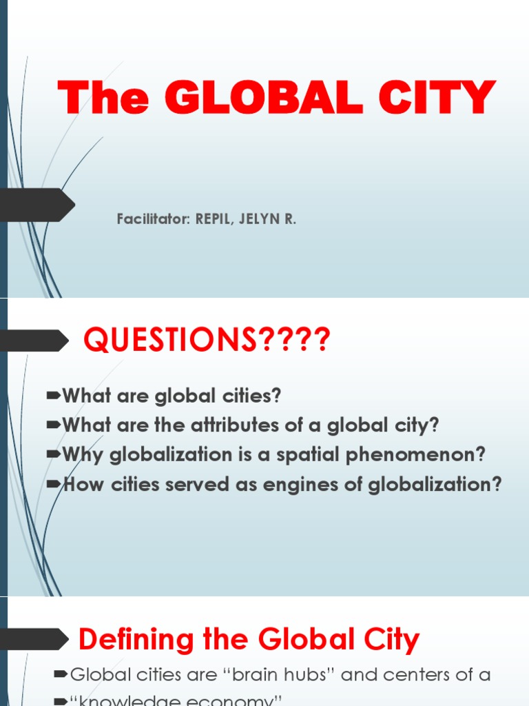 Global City | PDF | Economies