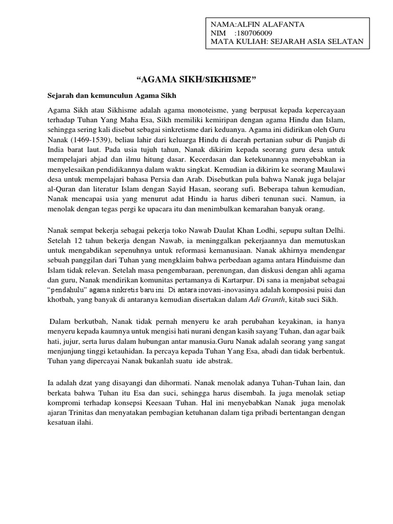 Agama Sikh | PDF