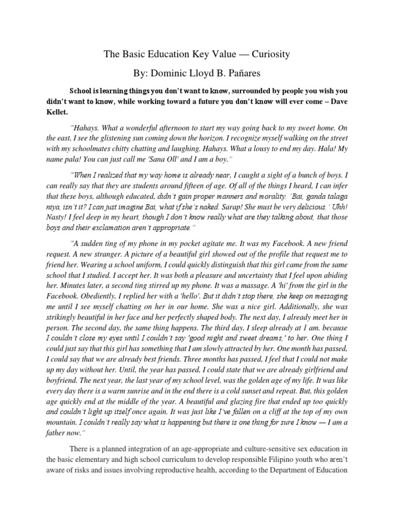 Integrating Sex Education in Schools | PDF | Sex Education | Human ...