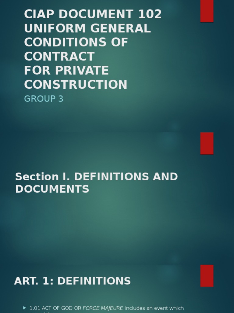 Ciap Document 102 (Autosaved) | PDF | Surety Bond | General Contractor