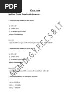 Unit 1: Question Bank Class:-Sycs (Sem-Iii) SUBJECT:-Core Java | PDF ...