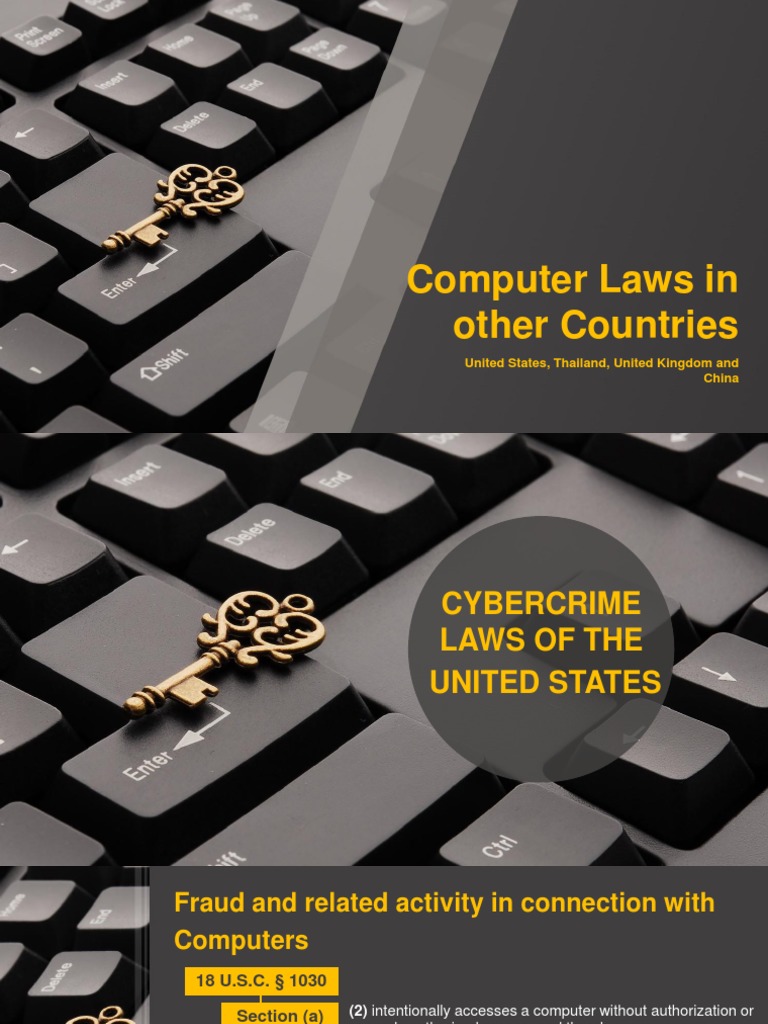 Computer Laws in Other Countries | PDF | Fine (Penalty) | Crime & Violence